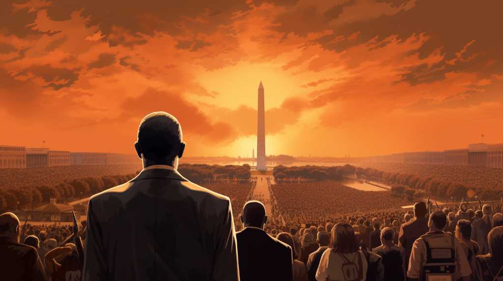 John F Kennedy and Martin Luther King United for Change